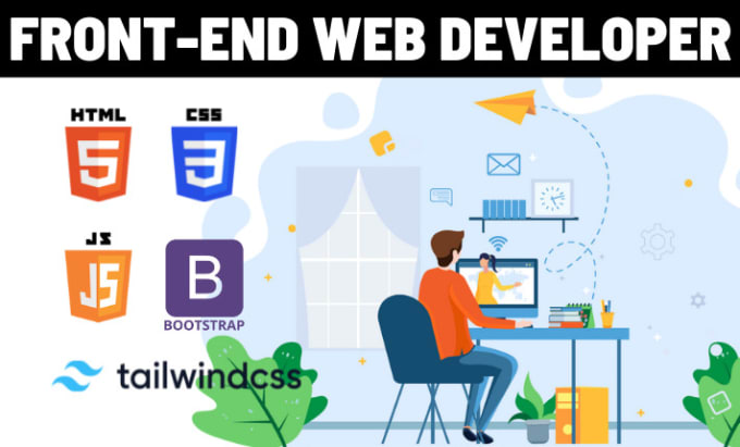 Do Creative Front End Web Design In Html5 Css3 Javascript Bootstrap By Waqastariq274 Fiverr