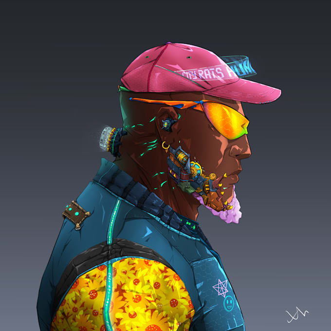 Do nft art pfp and more rerated to web3 art and designs by Mikaxh | Fiverr