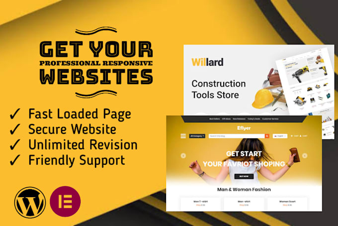Create a professional modern wordpress website to your requirements by ...