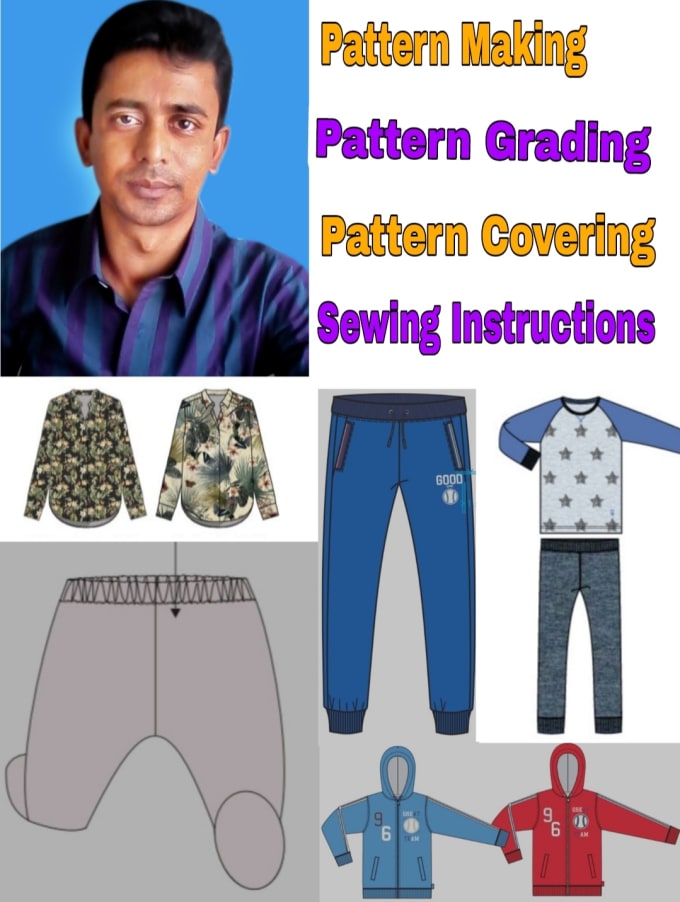 Design exclusive and amazing patterns for garments by Nikhilbormon | Fiverr