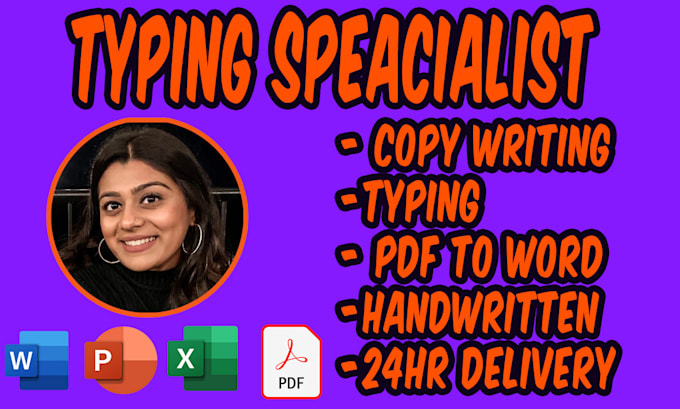 Do accurate extra fast typing job retype pages, pdf to word, fast and ...