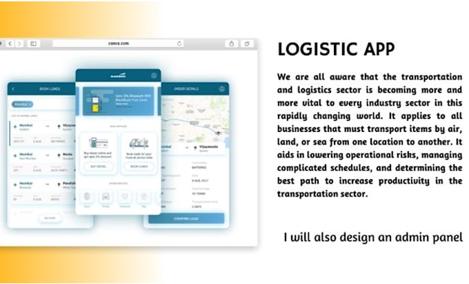 Develop a logistic app, freight management, parcel delivery app by ...