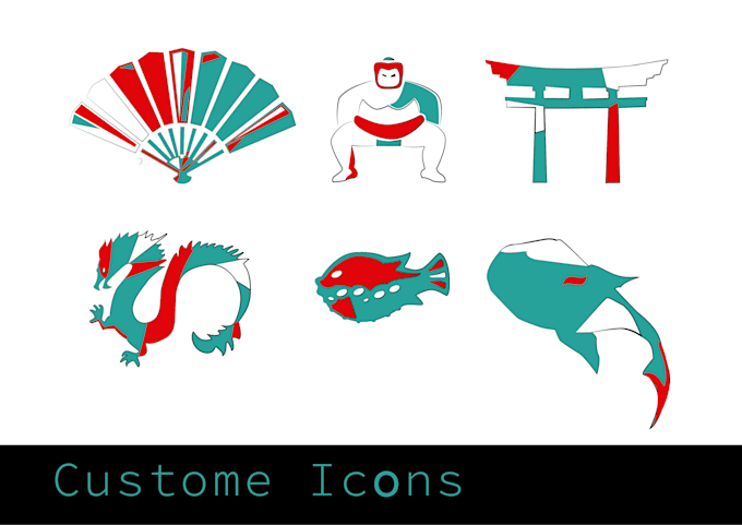 Design custom vector icon set by Yaninagobell271 | Fiverr