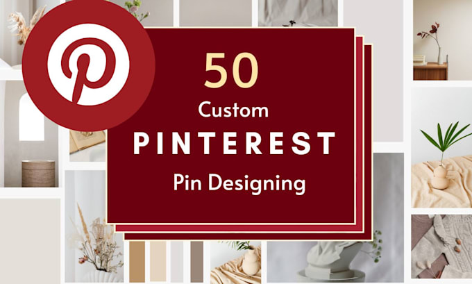 Create 50 custom pinterest pins by Wishaiqbal | Fiverr
