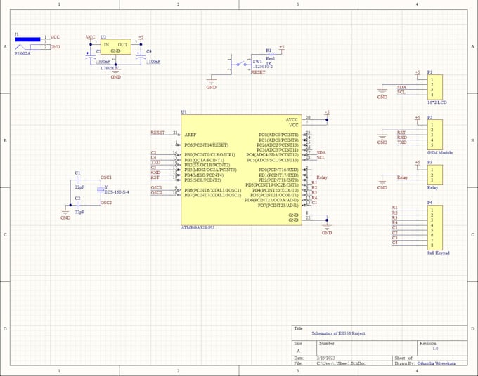 Create schematics and pcb layouts for your projects by Gihanthaw | Fiverr