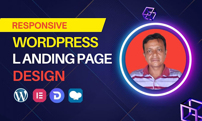 Create modern, responsive wordpress landing page design by Coder_frjim | Fiverr