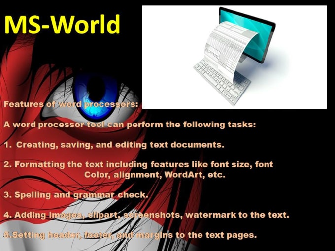 Do ms world skill by Sirahmad786 | Fiverr
