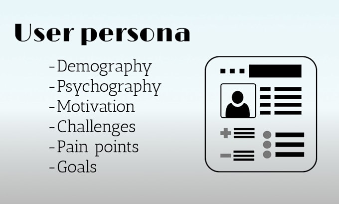 Create user personas, user journeys and flows by Domdesignbyhein | Fiverr
