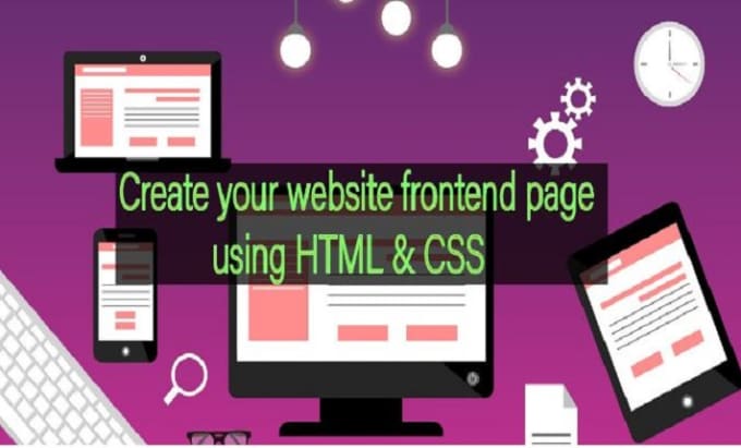 Create your website fronted page by using html and css by ... Create your website fronted page by using html and css by ...