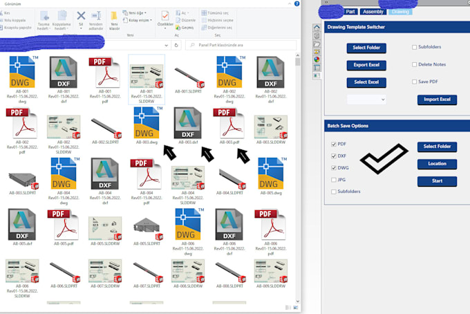 Quickly convert dozens of your 2d drawings to dwg pdf dxf step format ...