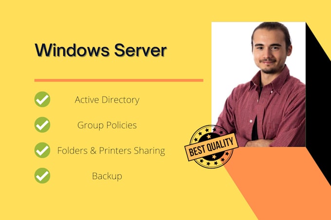Configure your windows server by Scara99 | Fiverr