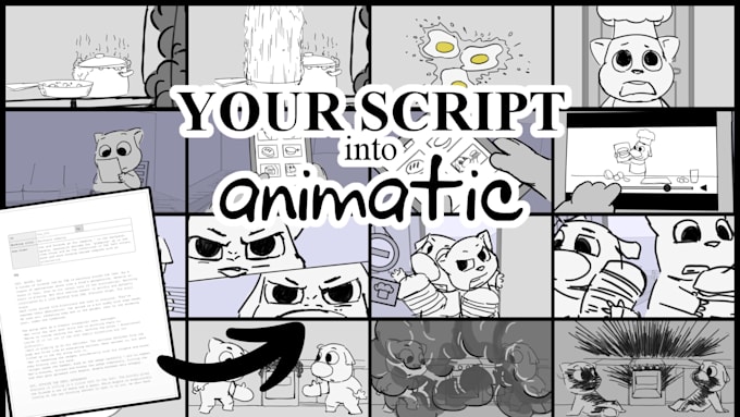 Turn your script into a detailed animatic by Constantinfana | Fiverr