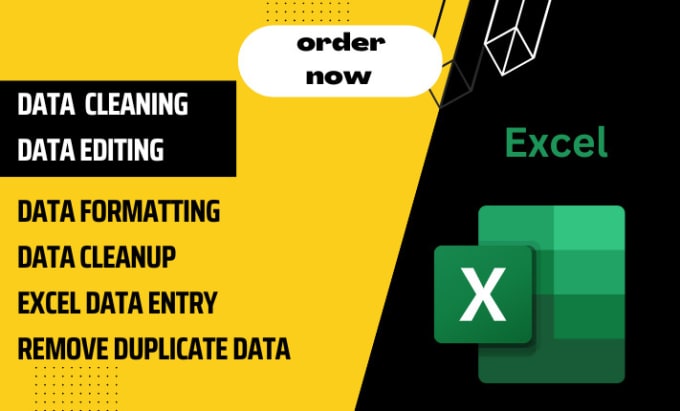 Do excel data cleaning, editing, formatting, remove duplicate data by ...