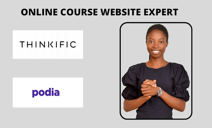 Set up your thinkific and podia online course website by ...