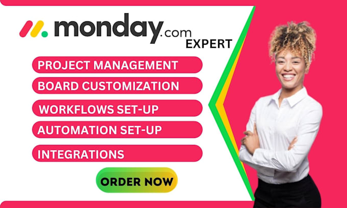 Set up monday, monday com, monday crm, project management, monday board by Daniel_oladiti | Fiverr