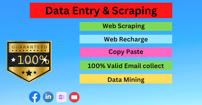 Data entry and scraping by Jid261942 | Fiverr