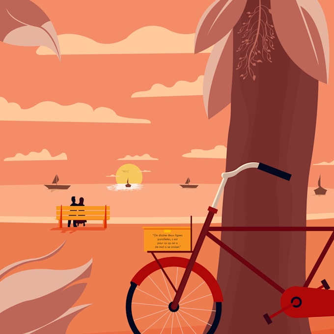 Create a vector flat illustration for your business by Mouadbn | Fiverr