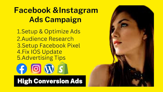 Setup And Optimize Effective Facebook Ads Campaign Instagram Ads
