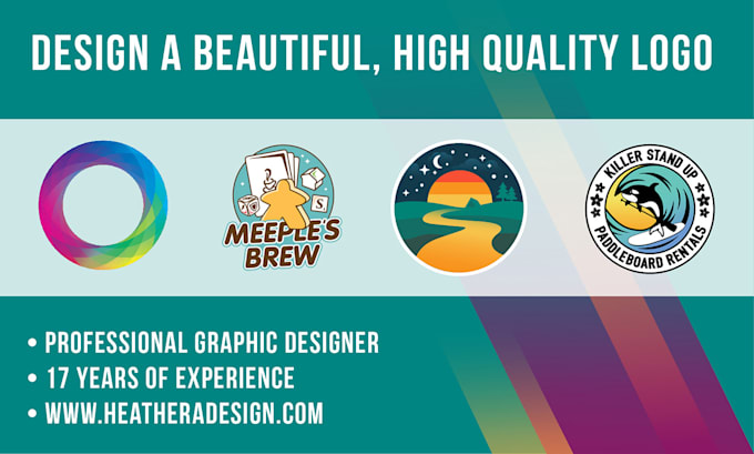 Design a beautiful, high quality logo for you by Heatheradesign | Fiverr