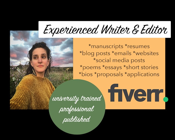 Write you the perfect professional bio by Danaanastasia | Fiverr