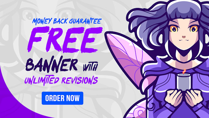 Design character anime logo in cute chibi for youtube twitch by Abu ...