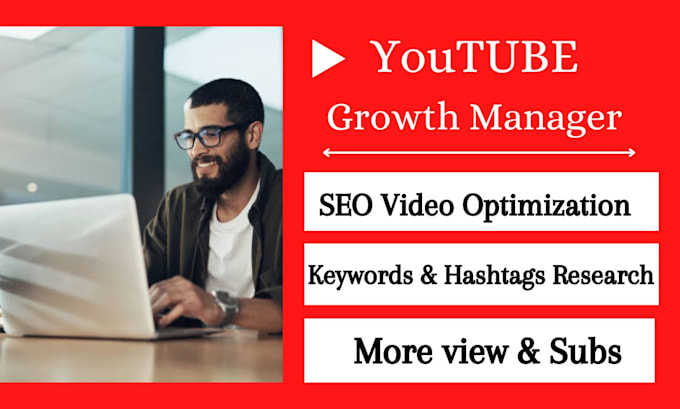 Be your youtube channel growth manager by Digitalmarke472 | Fiverr