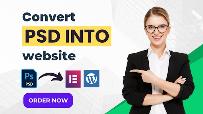 Convert psd to wordpress, figma to wordpress, xd to elementor website by Web_seoexpert1 | Fiverr