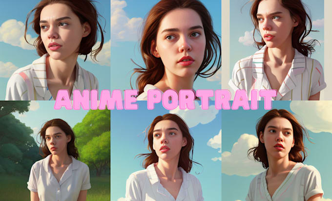 Use ai to create anime style portrait of you by Dmitrino | Fiverr