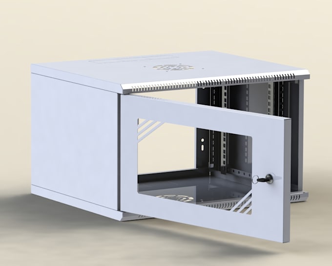 Design server rack and rectifier cabinet in solid work by Chathurangaw732 | Fiverr