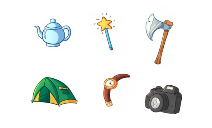 Create cute cute kawaii objects doodles, cliparts, stickers by Marcos ...