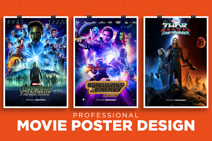 Create a custom professional movie poster by Spideyvegas | Fiverr