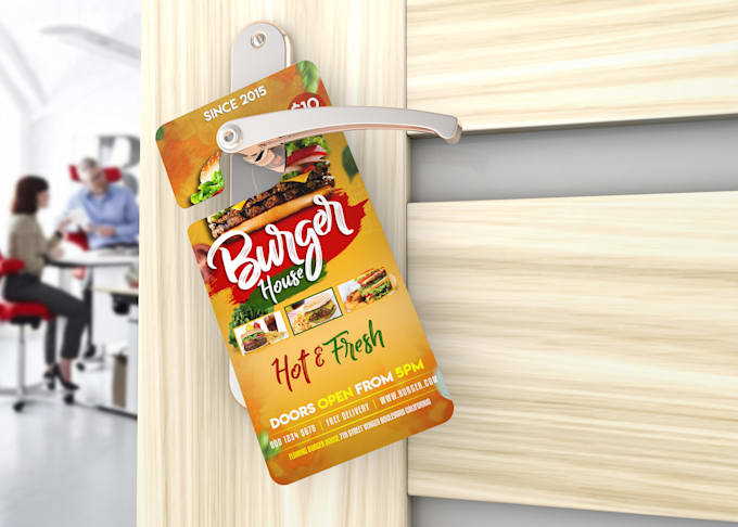 Design professional door hanger and post card for your business by Gfx ...