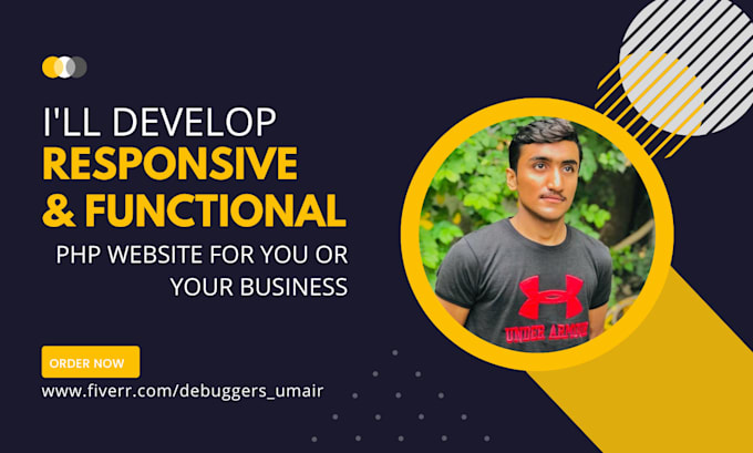 Develop responsive and functional website in php by Debuggers_umair ... Develop responsive and functional website in php by Debuggers_umair ...