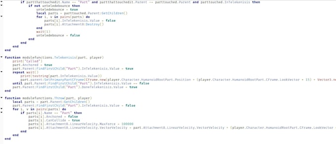 Script a feature or features for your roblox game by Bloxscripts | Fiverr