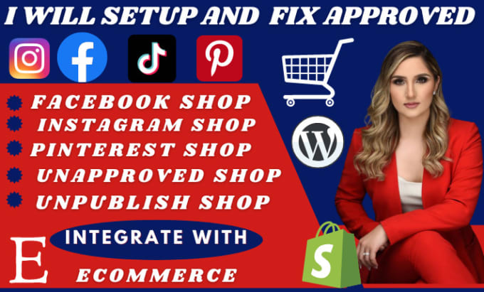 Set up or approved fb shop ig shop and tiktok shop integrate with ... Set up or approved fb shop ig shop and tiktok shop integrate with ...