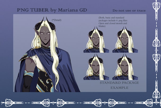 Create custom png tuber or gif tuber in retro anime style by Mariana_gd ...