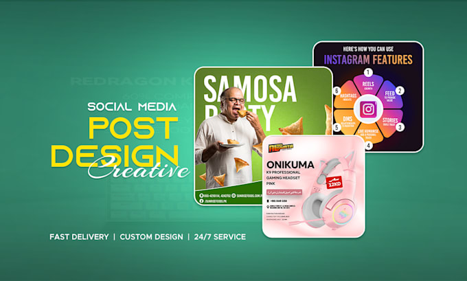 Design creatives social media posts and covers by Faysal775 | Fiverr