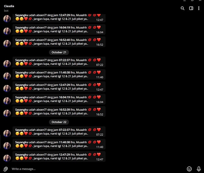 Create daily reminder telegram bot by Orangebananaspy | Fiverr