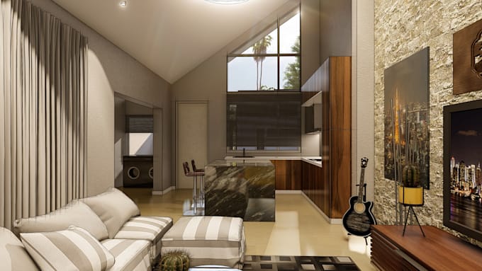 Design an interior concept for your home by Mufaromafunga | Fiverr