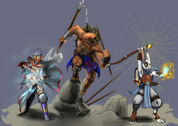 Design creative character concept art for you by Corart | Fiverr