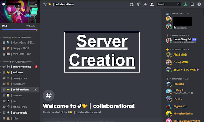 Create and develop any discord server by Mrmoderation | Fiverr
