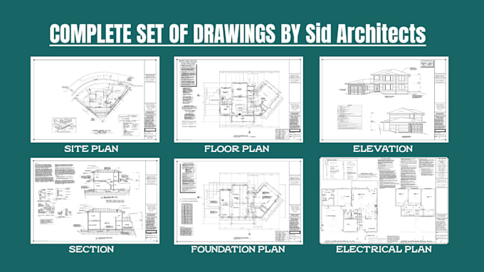 Do a complete set of construction drawings by Sid_architects | Fiverr