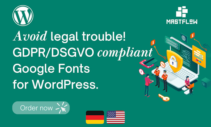Fix your google fonts gdpr dsgvo problems by Steffi_markowic | Fiverr