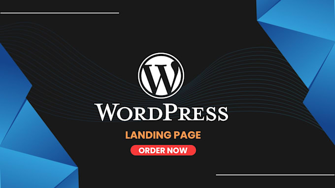 Create wordpress landing page by Mzubairfbva | Fiverr