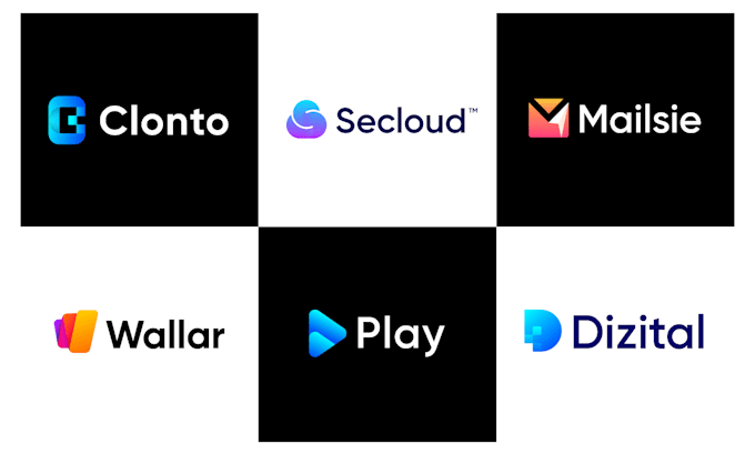 Design modern, abstract, saas, gradient, software logo by Designe69 ...