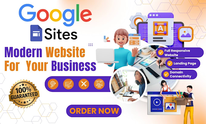 Design a modern google sites website for your business by Shendesign1 ...
