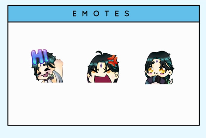 Draw emotes for twitch by Maxstiel | Fiverr
