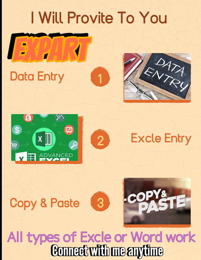 Be you perfect data entry expart and virtual assistance by ...