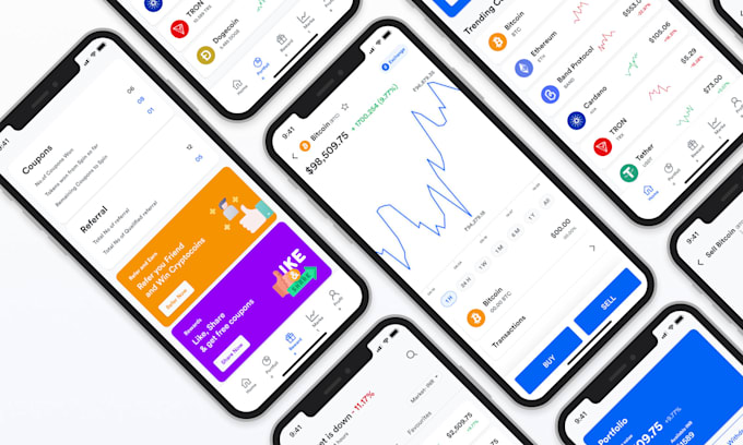 Create mobile app ui and website ui design by Primedznz | Fiverr