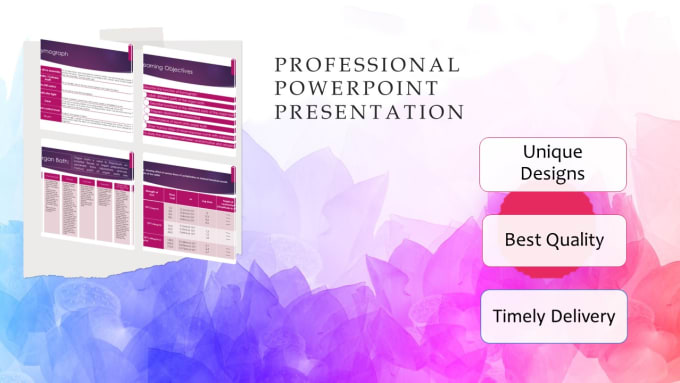 Create unique powerpoint presentations with intricate styles by Saima ...